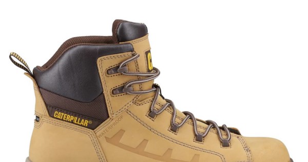 CAT Threshold Waterproof Safety Boots Honey