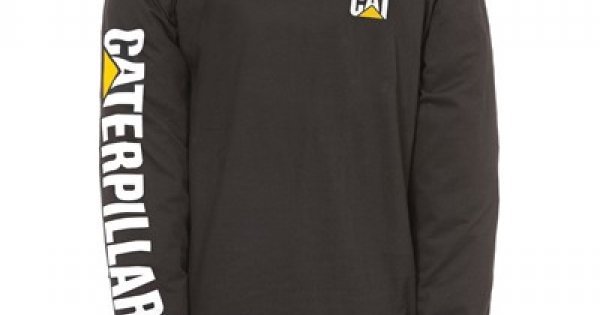 CAT 1510034 Trademark Banner LS T-Shirt